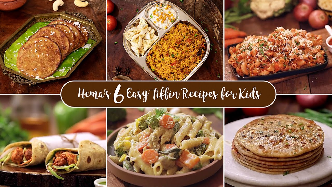 Tiffin Recipes for Kids | Quick and Easy Tiffin Ideas | Monday to ...